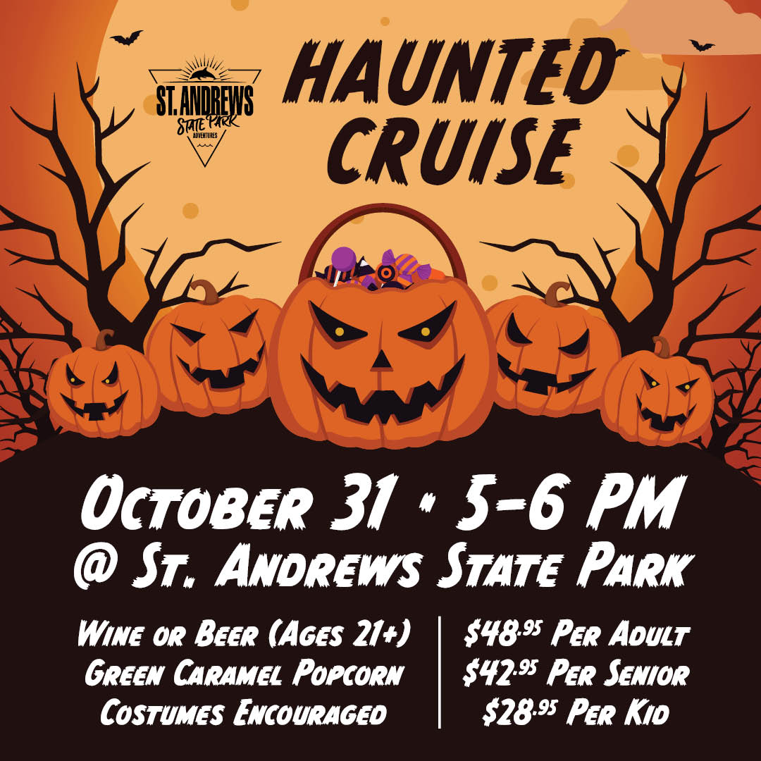 🎃 Set Sail for Chills & Thrills with a Haunted Sunset Cruise! 👻 | St ...